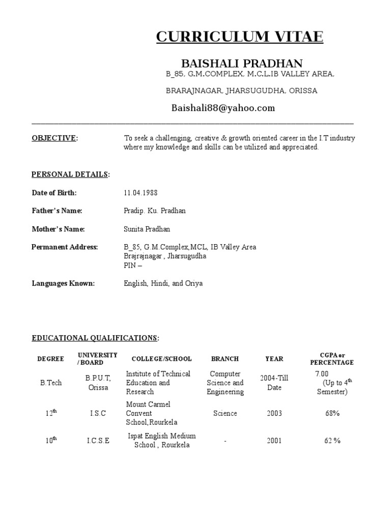 Swati Resume | PDF