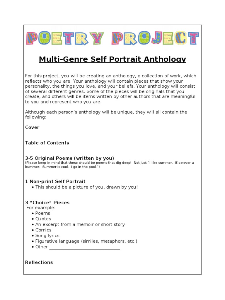 Poetry Anthology 1 | Poetry