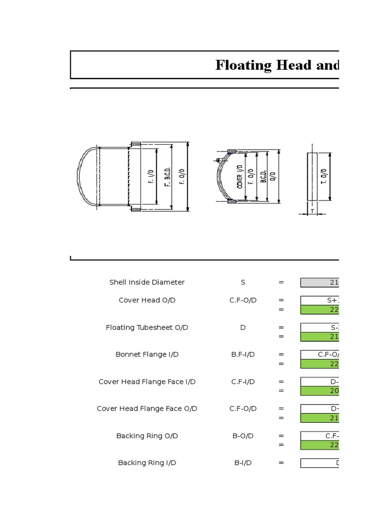 AES Floating Head | PDF