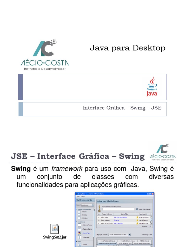 GUI Do Eclipse PDF | PDF | Java (linguagem de programação) | Interfaces ...