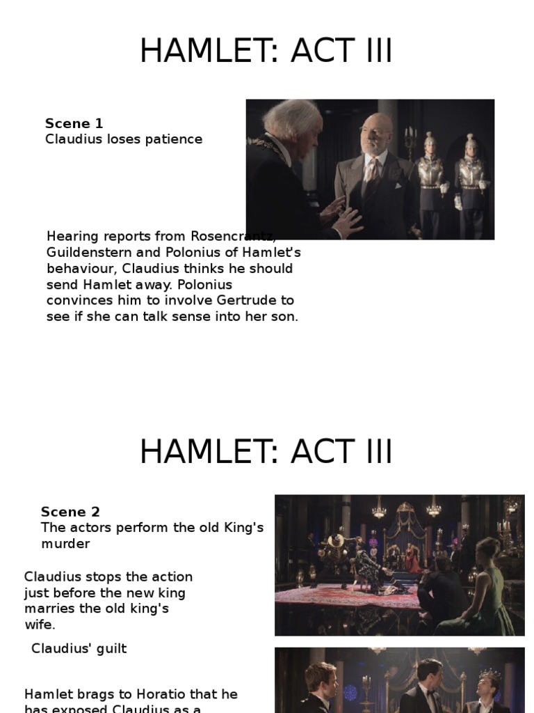 Hamlet: Act Iii: Scene 1 | PDF | Hamlet | Shakespearean Tragedies