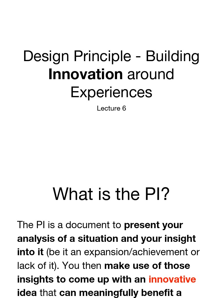 Lecture 6 - Design Principle | PDF | Communication | Cognition
