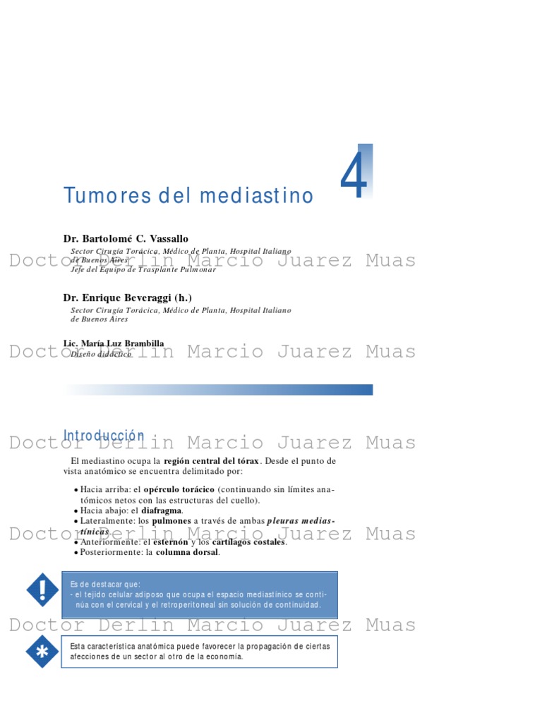 Tumores Del Mediastino | PDF | Ct Scan | Cáncer