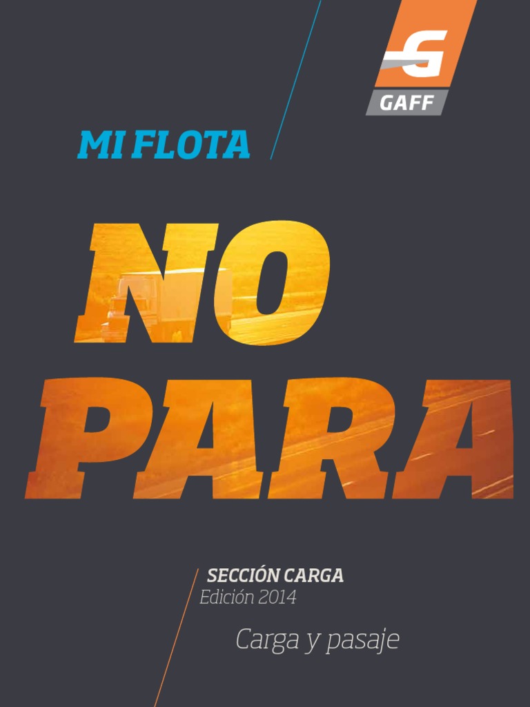 Catalogo Carga y Pasaje GAFF | PDF