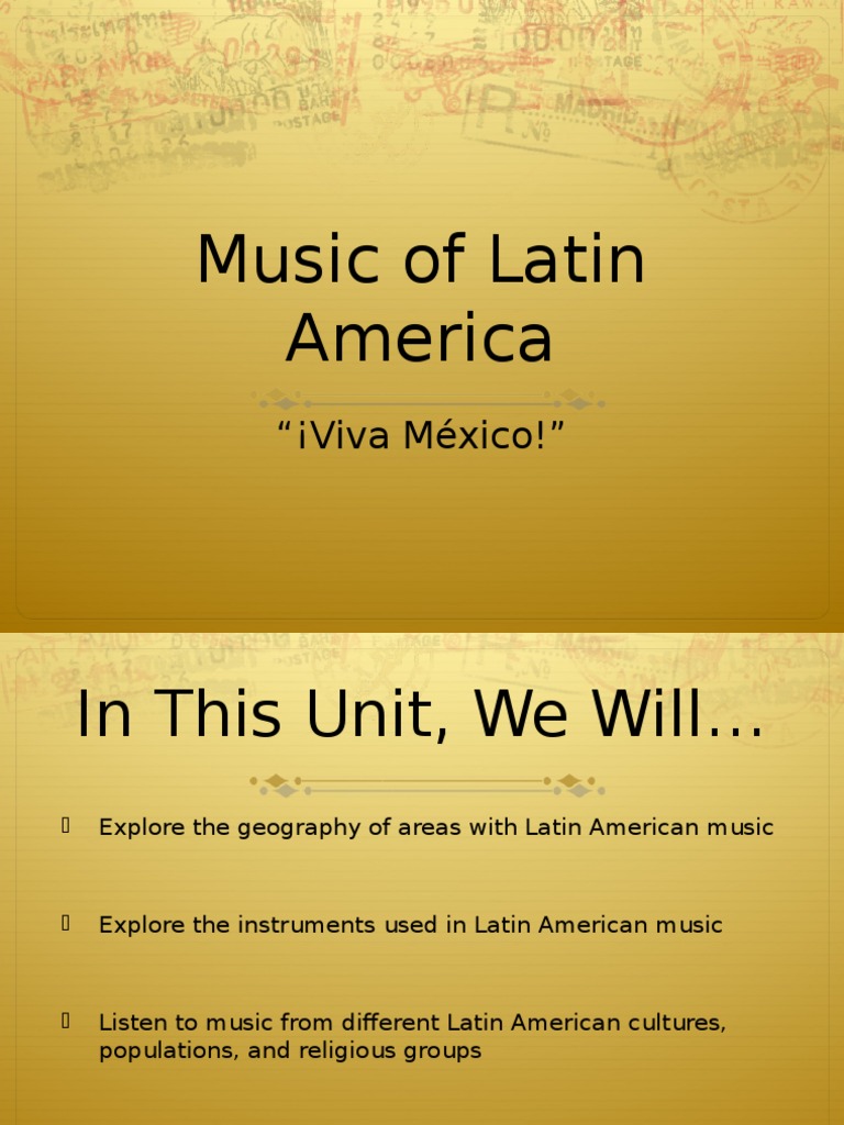 Characteristics of Latin American Music | PDF | Music Of The United ...
