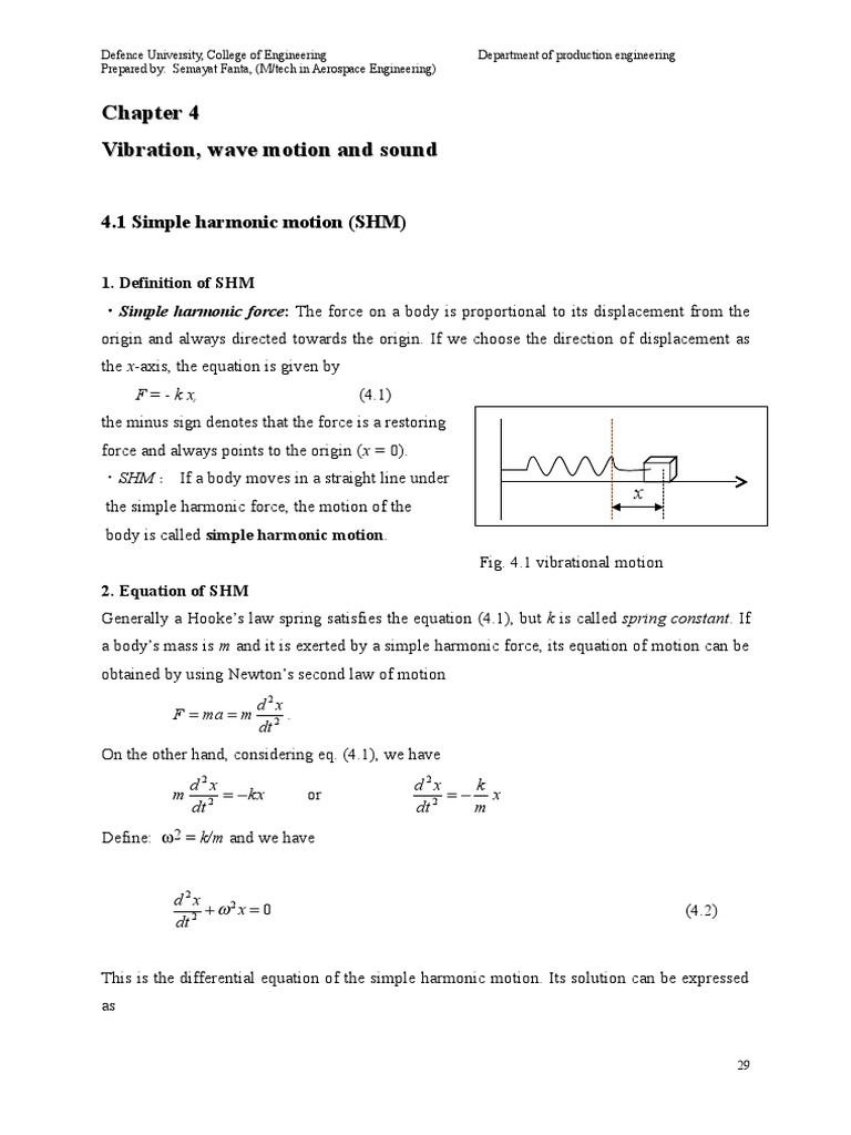 Chapter 4 Vibration and Wave | PDF | Waves | Ultrasound
