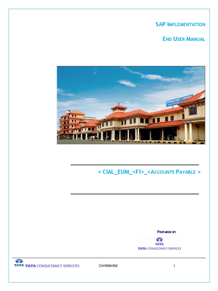 Sap Implementation End User Manual Cial PDF | PDF | Cheque | Accounts ...
