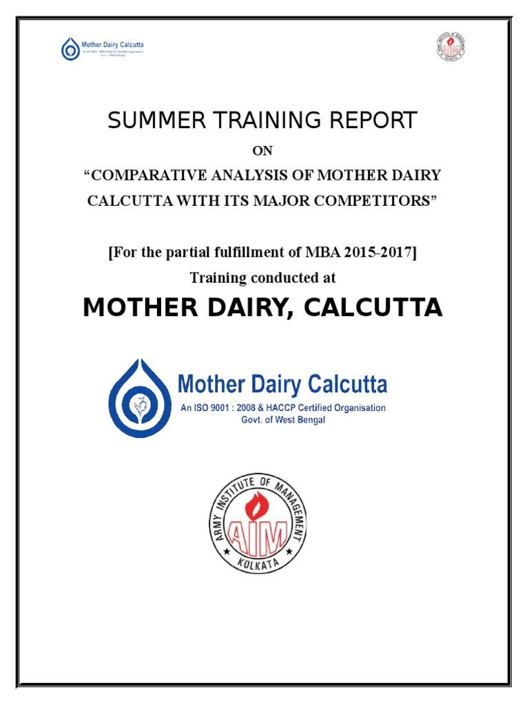 Mother Dairy Alekh | PDF | Milk | Dairy