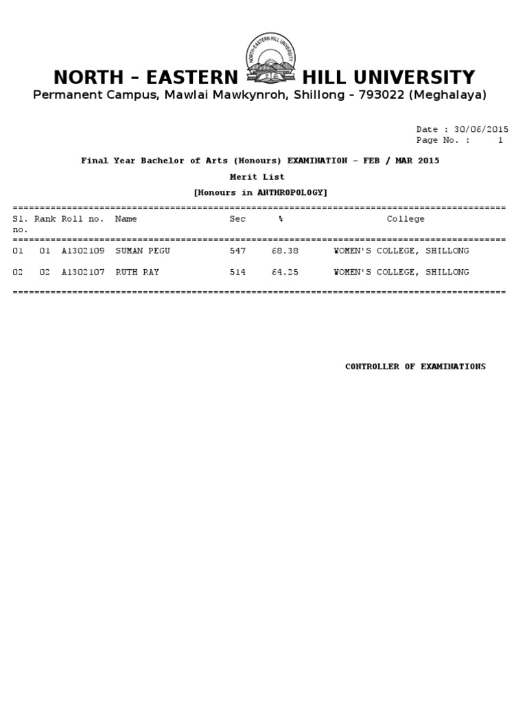 Bah Rank | PDF