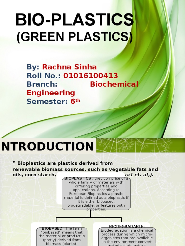 Bioplastic | Chemistry | Materials