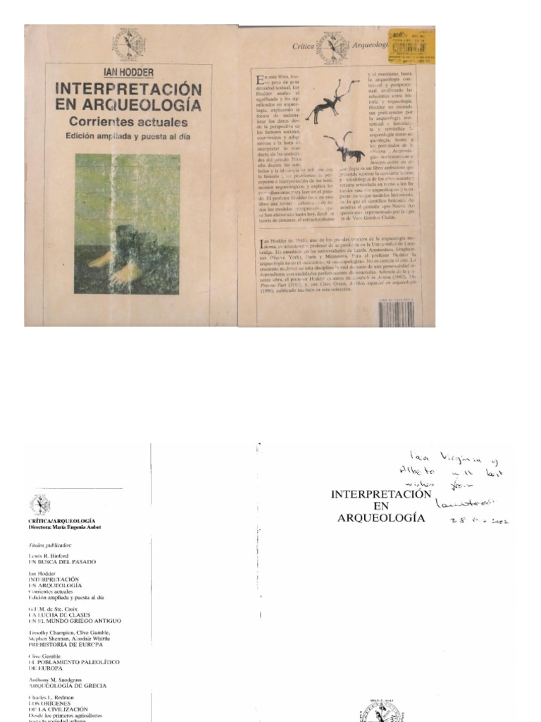 Interpretación en Arqueología Ian Hodder | PDF