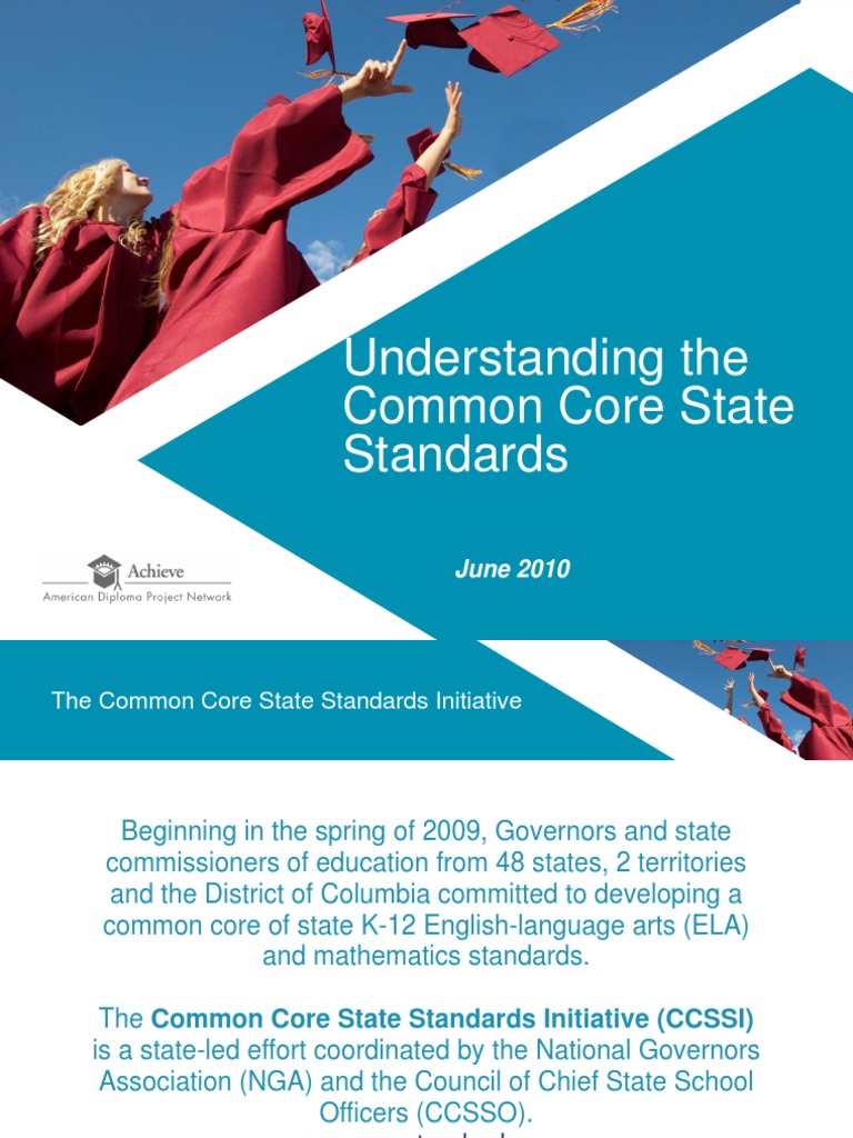 Understanding The Common Core State Standards | PDF | Common Core State ...