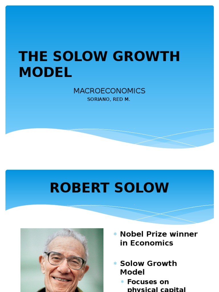 The Solow Growth Model | PDF