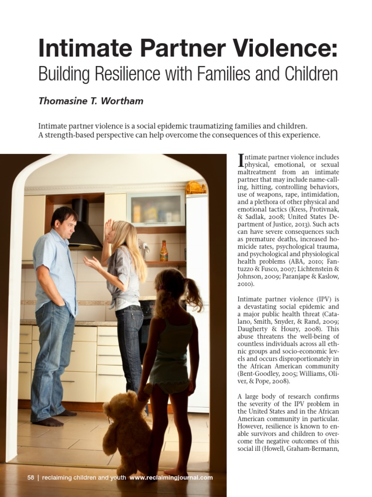 Intimate Partner Violence | PDF | Psychological Resilience | Violence