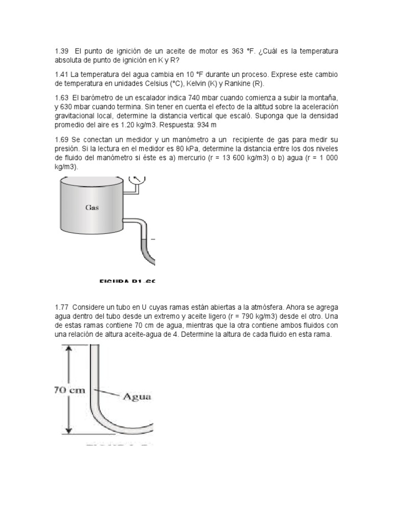 Problemas 1P | PDF | Termodinámica Atmosférica | Agua