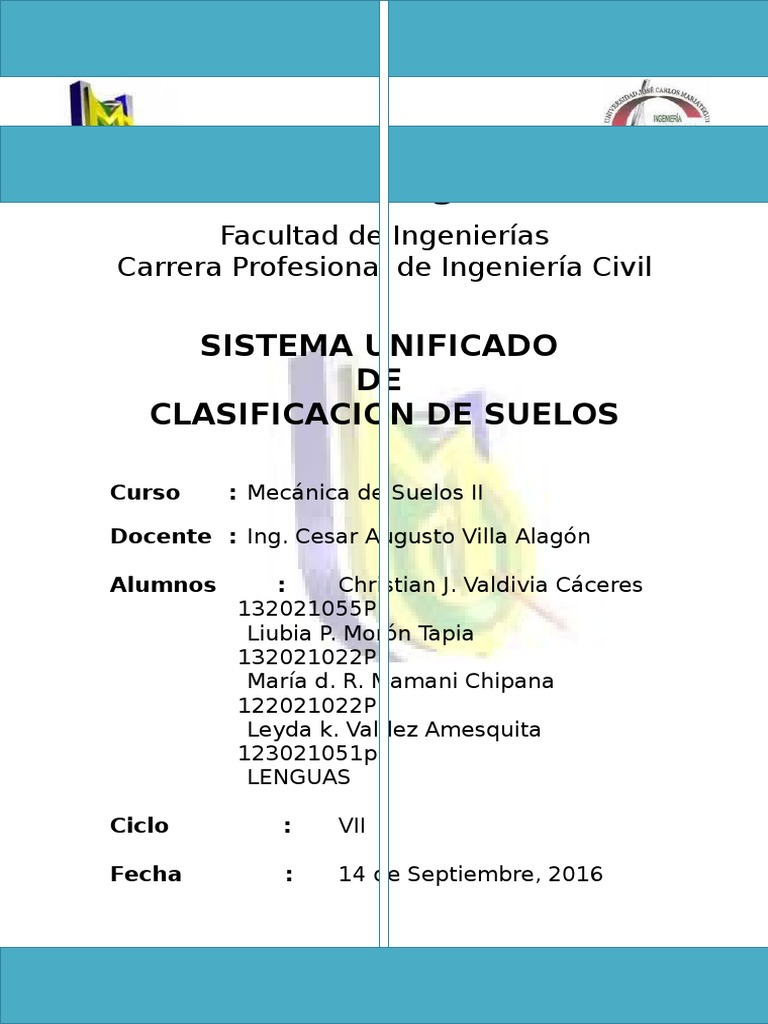 Sistema Unificado de Clasificacion de Suelos | PDF | Plasticidad (Física) | Ingeniero civil