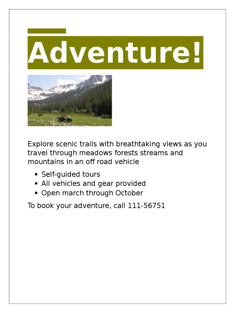 Adventure | PDF