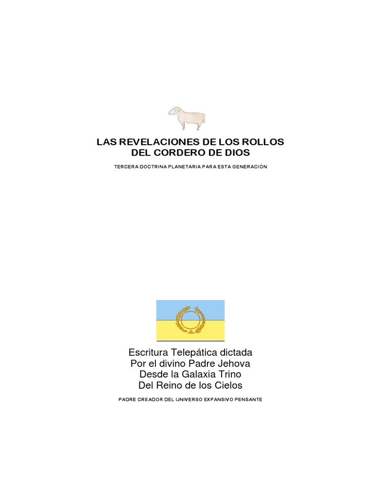Los Rollos Del Cordero de Dios - Alfa y Omega | PDF | Espíritu | Divinidad