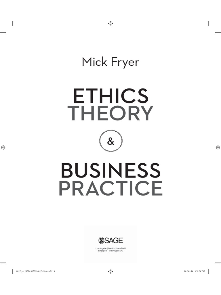 Ethics Theories | Business Ethics | Immanuel Kant