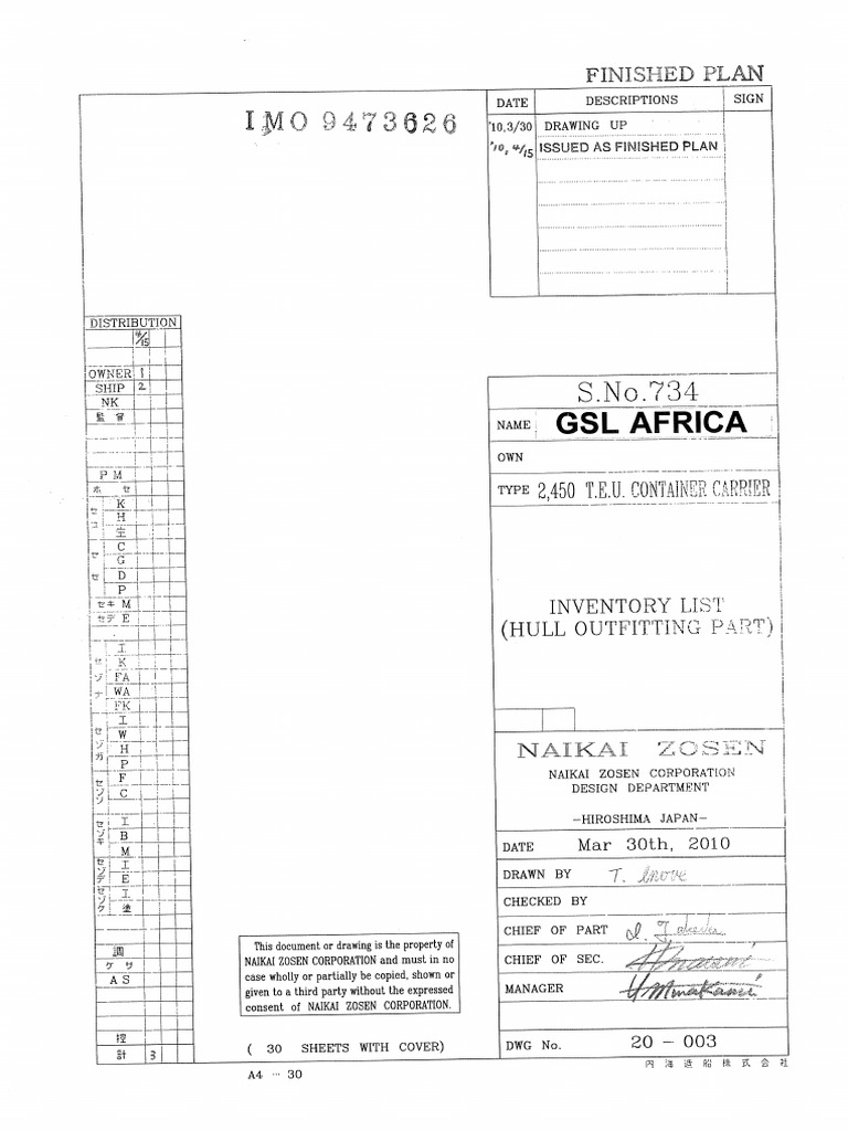 Hull Outfitting Part | PDF