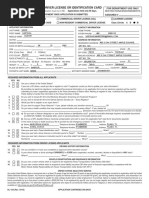 DL-14A Texas Driver's License Form | PDF | Driver's License | Selective ...