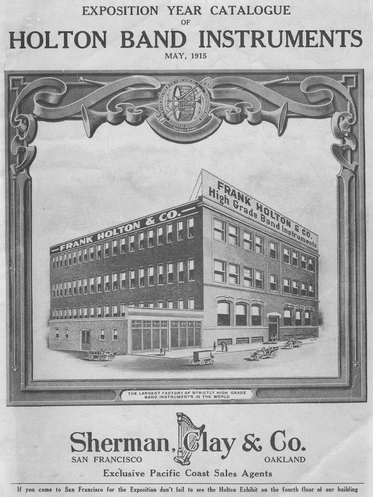 Holton 1915 Exposition Catalog | PDF | Trombone | Musical Instruments