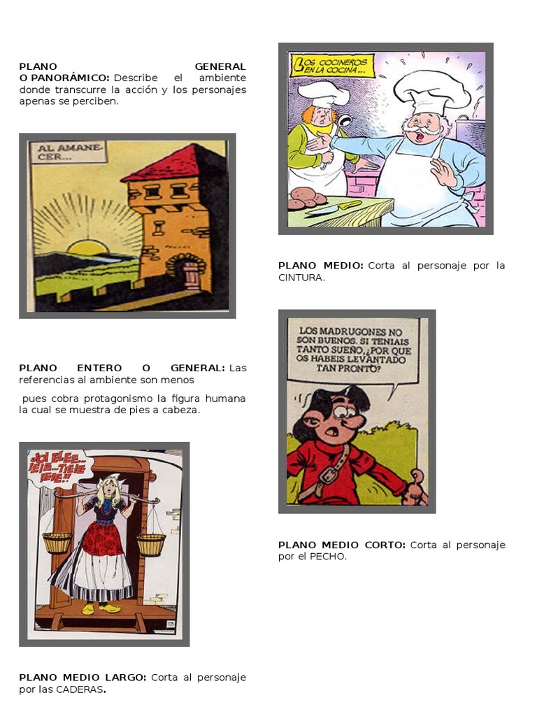 Elementos de Las Tiras Comicas | PDF