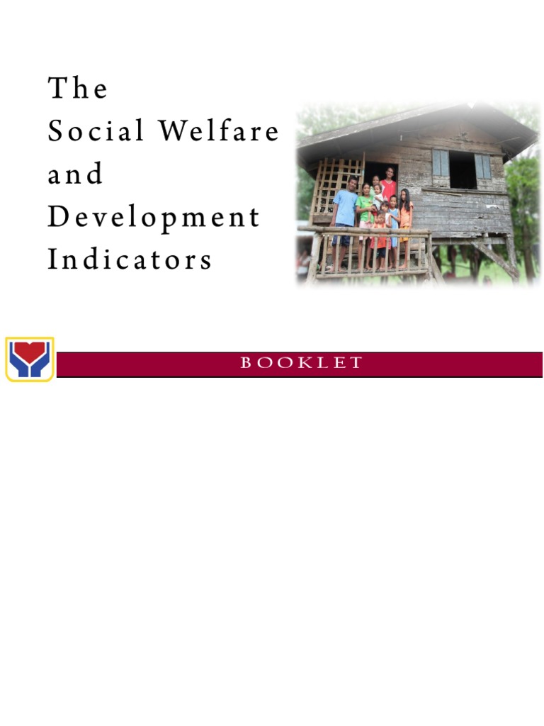 The Social Welfare and Development Indicators Booklet | Sanitation ...