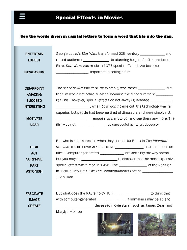 Evolution of Special Effects in Film | PDF
