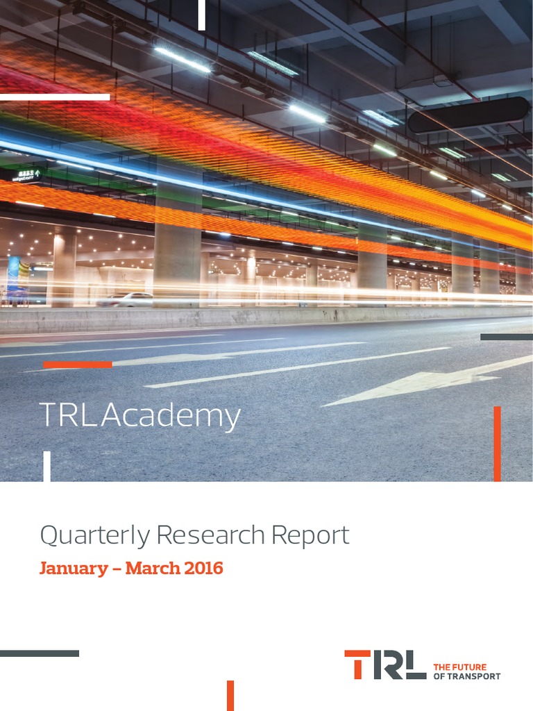 TRL Q Research Jan Mar 2016 | PDF | Autonomous Car | Automation