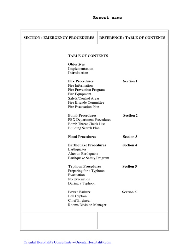 Emergency Procedures | PDF | Emergency Management | Emergency Evacuation