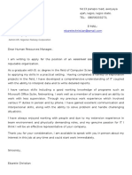 Application Letter | PDF