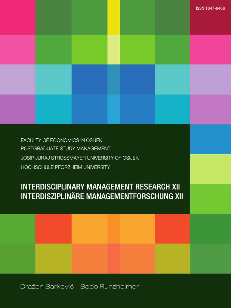 Interdisciplinary Management Research XII | PDF | Business Intelligence ...