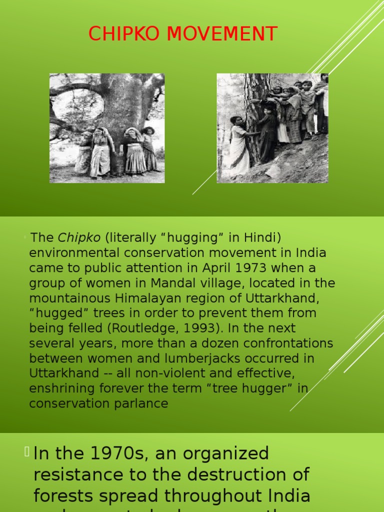 Chipko Movement | Social Movements | Natural Environment