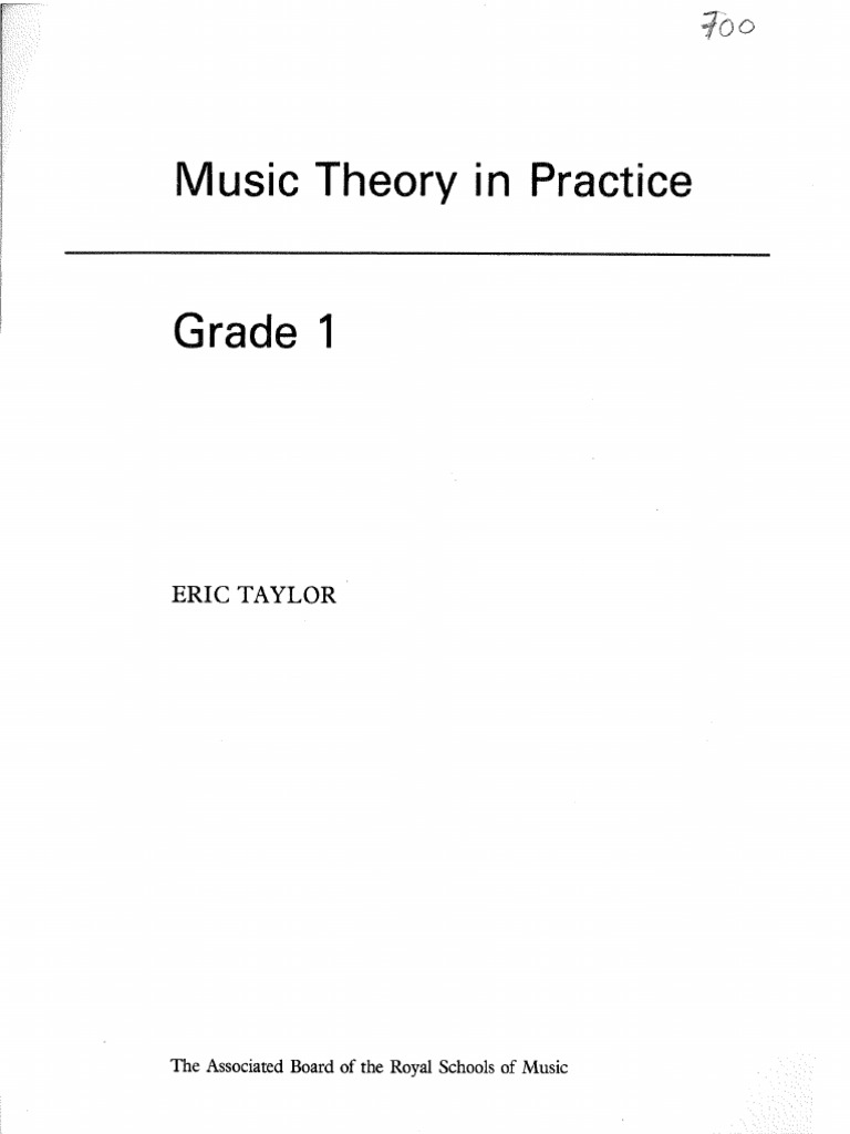 Theory in Practice Grade 1 | PDF