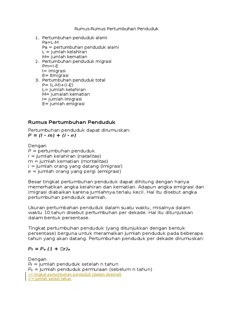 Rumus | PDF