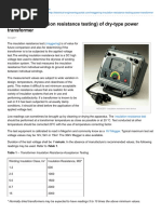 Siemens Ductor Test Method Statement | PDF | Electrical Resistance And ...
