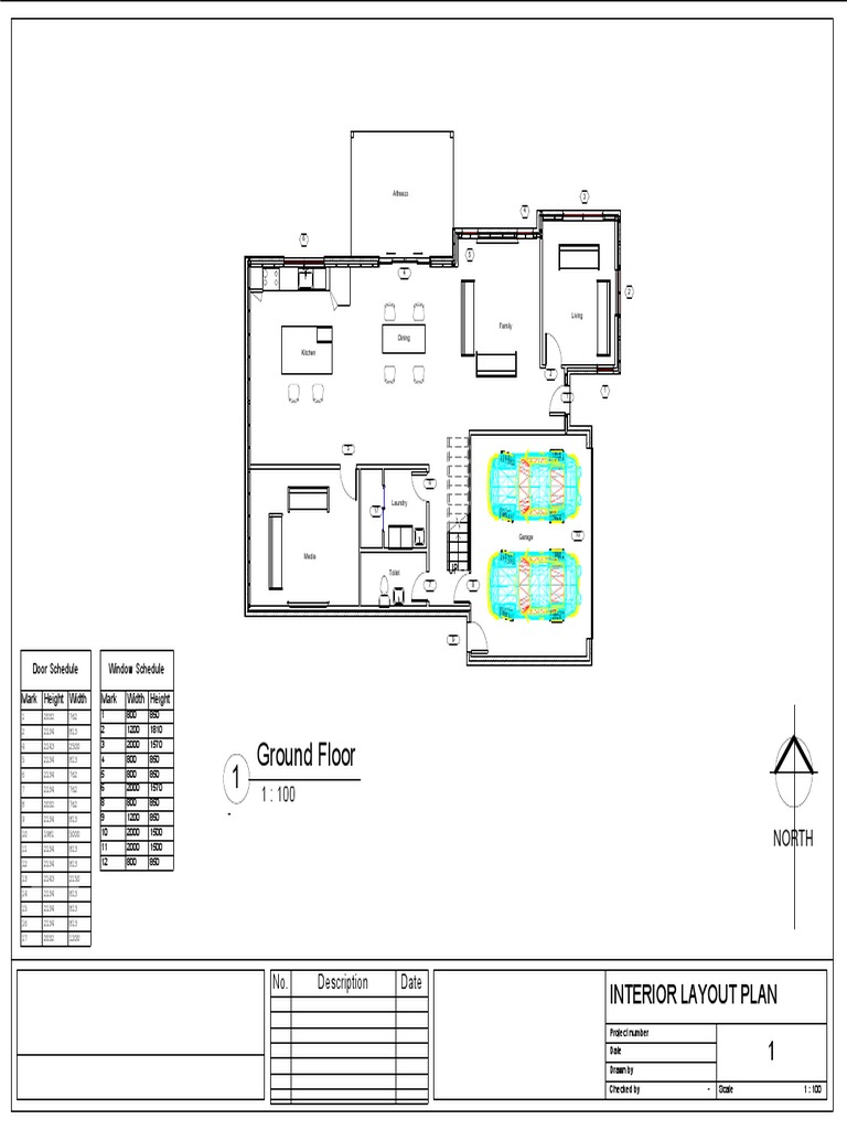 Ground Floor 1: Interior Layout Plan 1 | PDF