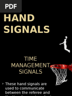 Netball Officiating Signals | PDF | Hand | Arm
