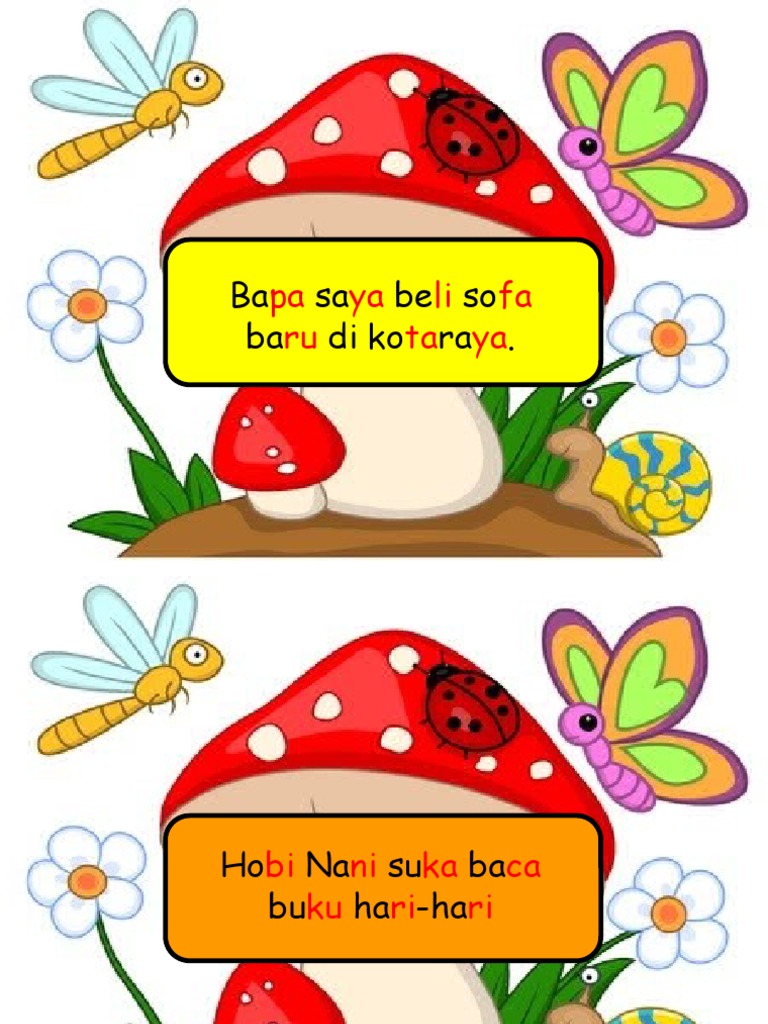 Kad Bacaan KVKV | PDF