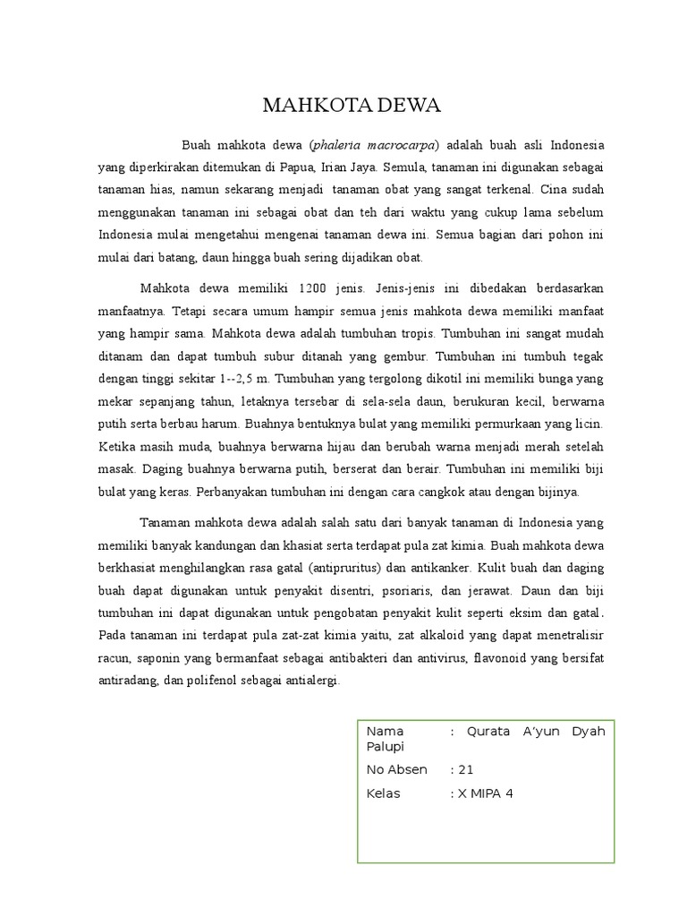 Contoh Teks LHO | PDF