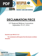 Declamation Pieces For High School | PDF | Public Speaking | Capital ...