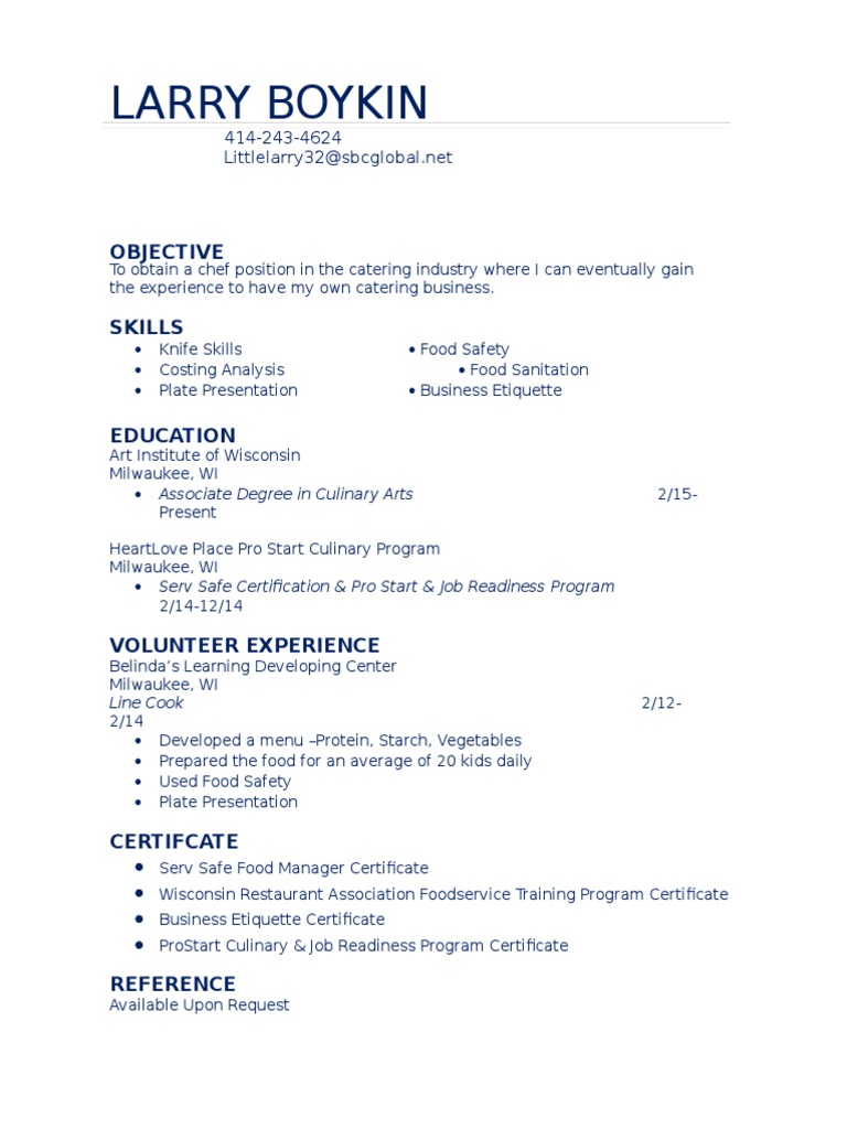 Larry Resume | PDF