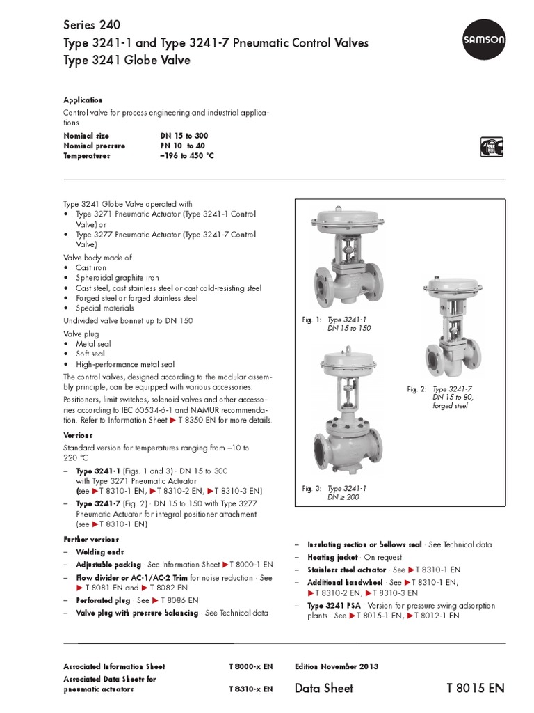 Tip 3241-7 Pozicionator | PDF | Valve | Steel