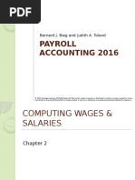 Chapter 2 Payroll Accounting 2018 | PDF | Overtime | Piece Work