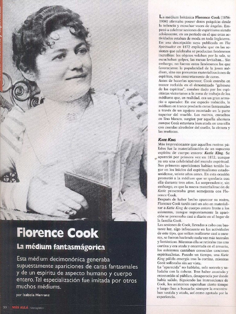 Florence Cook. La Medium Fantasmagórica | PDF