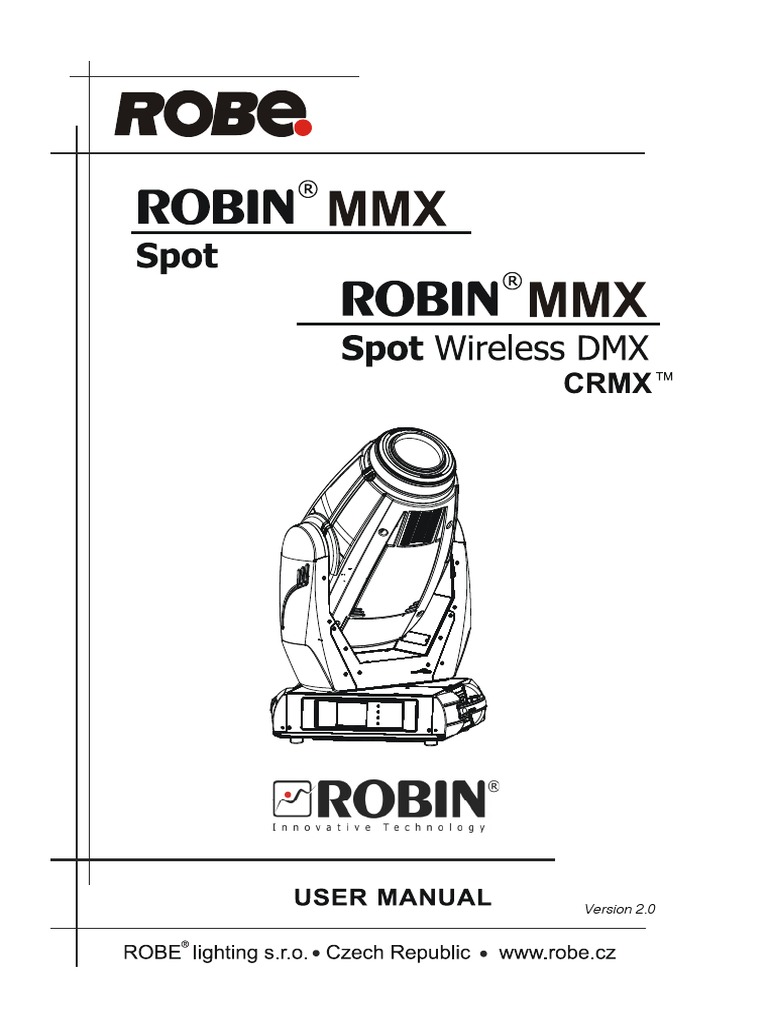 User Manual Robin MMX Spot | PDF | Electrical Connector | Computer Network