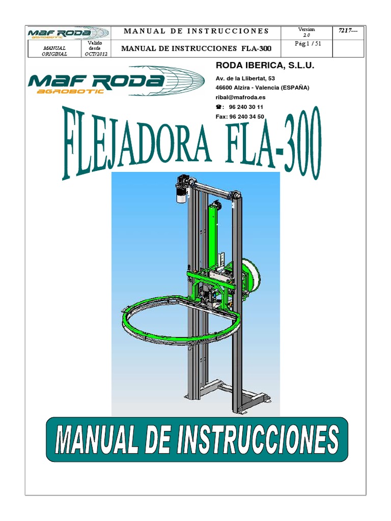 Flejadora FLA-300 ESP | PDF | Point and Click | Transporte