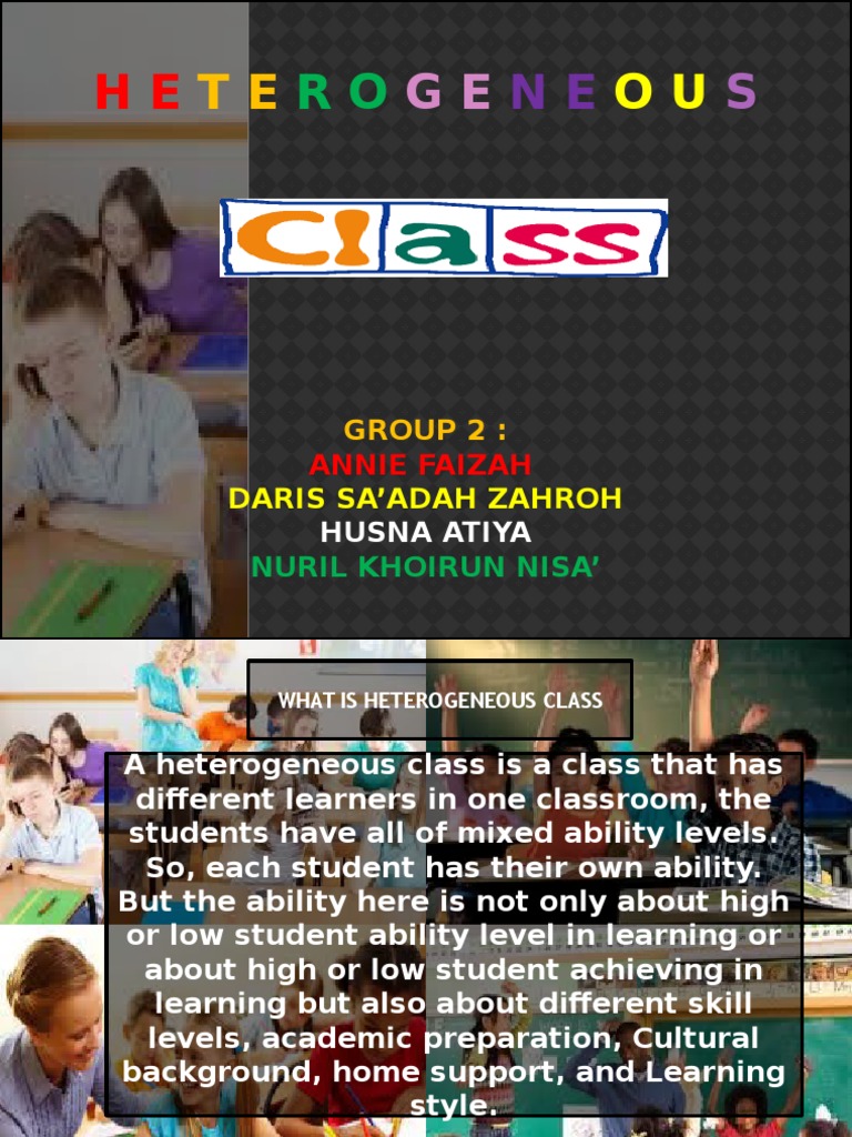 Strategies for Teaching Diverse Students in a Heterogeneous Classroom ...