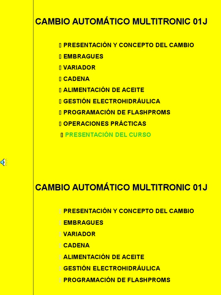 Transp Curso Multitronic 1 | PDF | Transmisión automática | Transmisión (Mecánica)